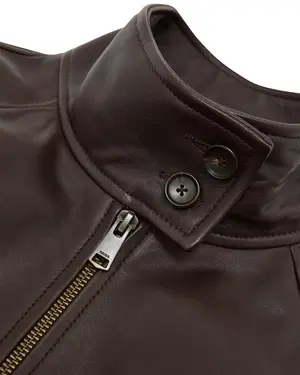 REISS Eloise Cropped Bomber Jacket