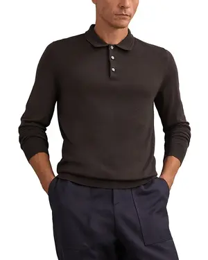 Reiss Men's Long Sleeve Polo Shirts