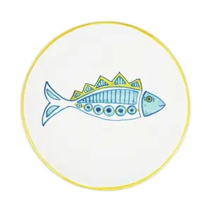 VIETRI Elba's Fish Spiked Fin Salad Plate - Multi