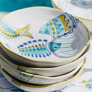 VIETRI Elba's Fish Pasta Bowl - Multi