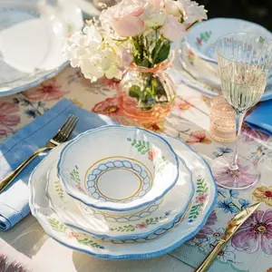 VIETRI Bella Rosa Salad Plate
