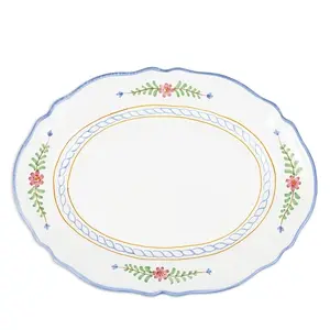 VIETRI Bella Rosa Oval Platter - Multi