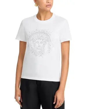 Versace Embellished T-shirts For Women