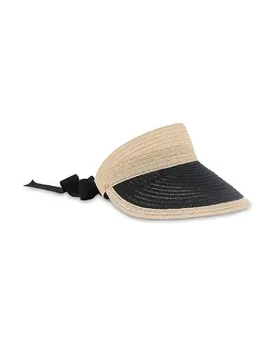 Eugenia Kim Ricky Color Block Visor - Natural/black