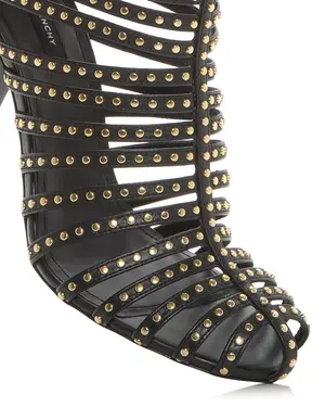 Givenchy Cage Embellished Ankle Booties