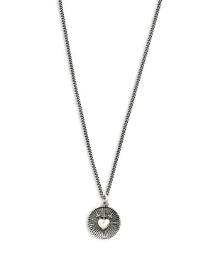 SERGE DENIMES Sorrow Pendant Necklace Set - Silver