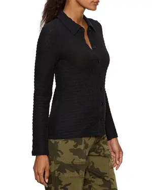 Sanctuary Dreamer Textured Shirt - Black