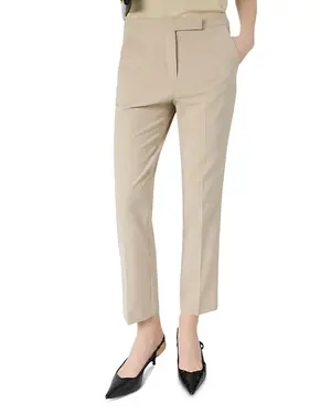 Gerard Darel Alya Straight Ankle Pants - Beige