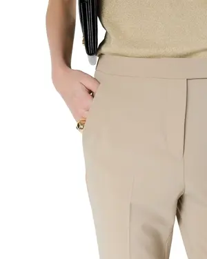 Gerard Darel Alya Straight Ankle Pants - Beige