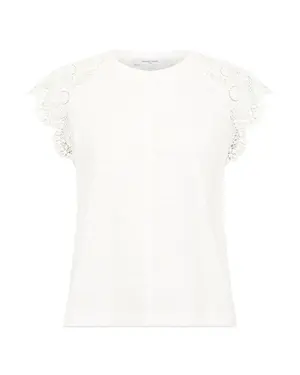Gerard Darel Mishaelle Lace Sleeve Tee