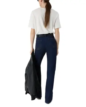 Gerard Darel Maevanelle Linen Tee - Ecru