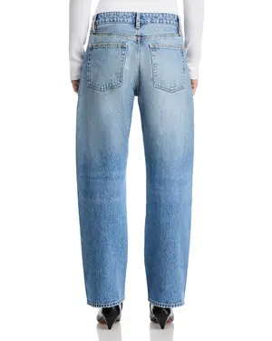 FRAME The Essential High-rise Straight Jeans - Rapture