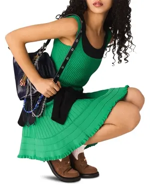 Maje Knit Skater Dress