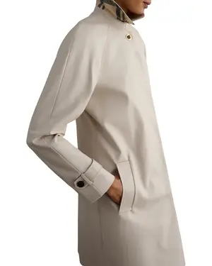 HOBBS LONDON Vivienne Trench Coat - Buff Grey