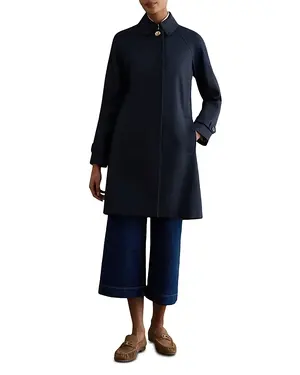 HOBBS LONDON Vivienne Trench Coat - Navy