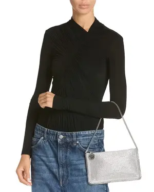Stella McCartney Falabella Pochette Crystal Shoulder Bag