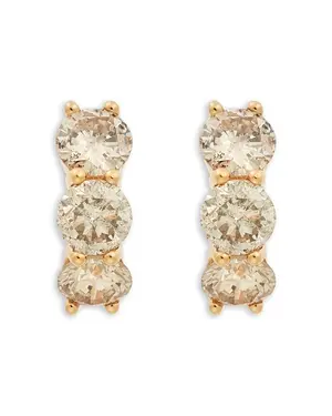 Ileana Makri 18k Diamond Drop Earrings - Yellow Gold
