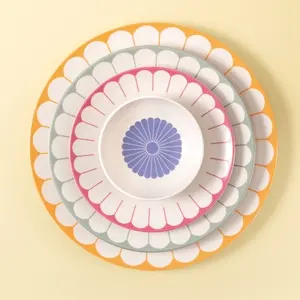 VILLEROY & BOCH Fleur Couleur Large Round Serving Platter
