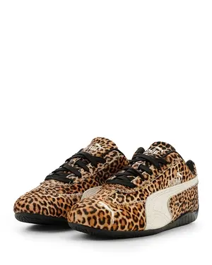 PUMA Speedcat Leopard Calf Hair Sneakers