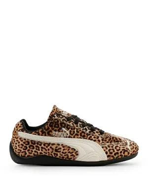 PUMA Speedcat Leopard Calf Hair Sneakers