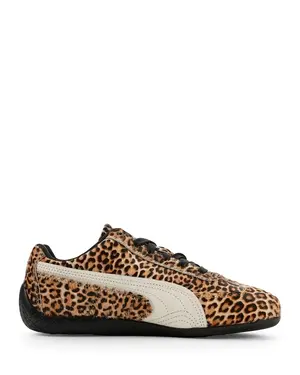 PUMA Speedcat Leopard Calf Hair Sneakers