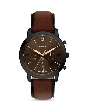 Fossil Neutra Chronograph, 42mm - Brown/black