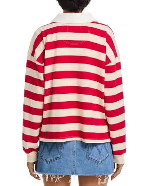 MOTHER The Boxy Match Top - Tango Red
