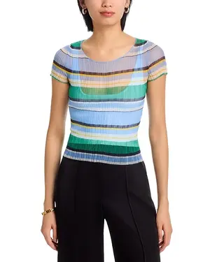 Simkhai Ribbed Blouses