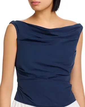 Simkhai Salina Color Blocked Mini Dress - Midnight