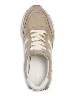 Veronica Beard Valentina Low Top Sneakers - Cobblestone