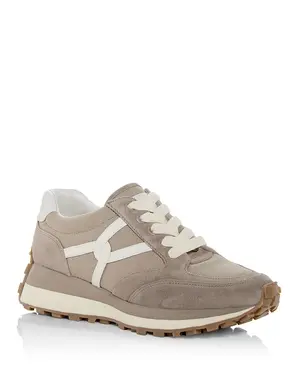 Veronica Beard Valentina Low Top Sneakers - Cobblestone