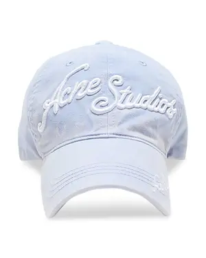 Acne Studios Logo Cap - Dusty Blue