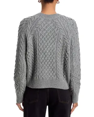 Rag & Bone Liz Beaded Wool Crewneck Sweater