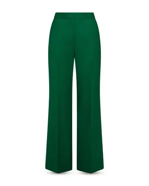 ARGENT Wool Blend Wide Leg Trousers