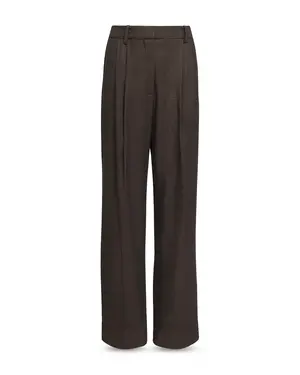 ARGENT Pleated Tapered Trousers