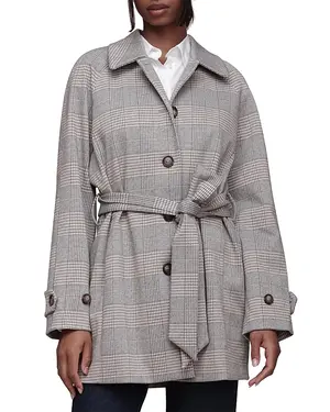 Bagatelle Knit Jacquard Topper Coat