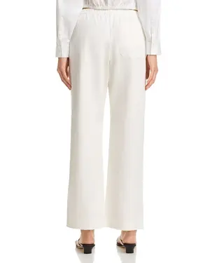ATM Anthony Thomas Melillo Judo" Wide-leg Cotton Pants - White