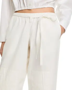 ATM Anthony Thomas Melillo Judo" Wide-leg Cotton Pants - White