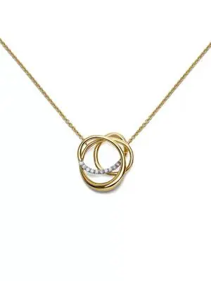 Monica Vinader Interlocking Circles Diamond Necklace