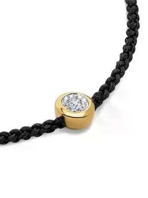 Monica Vinader Gold Vermeil Solitaire Diamond Bracelet