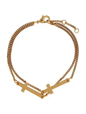Dsquared2 Cross Pendant Bracelet - Gold