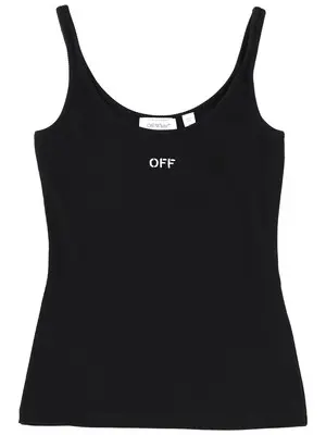 Off-white Logo Camis Tanks For Women