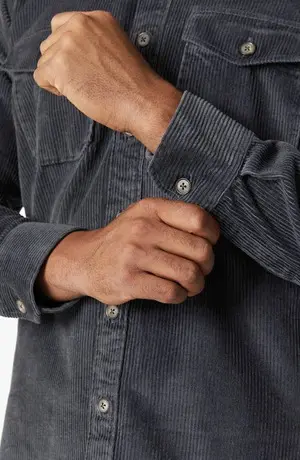 34 Heritage Corduroy Overshirt - Iron Gate
