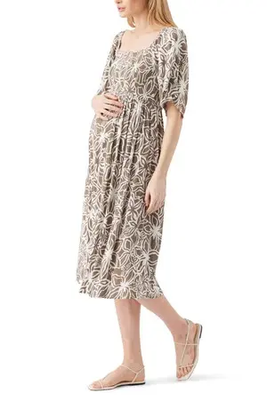 RIPE MATERNITY Alona Shirred Dress