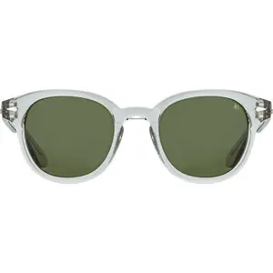 AMERICAN OPTICAL Times 47mm Round Sunglasses - Gray Crystal - Gnn-p