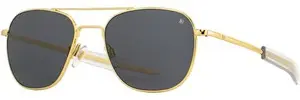 AMERICAN OPTICAL Original Pilot 55mm Aviator Sunglasses - Gold - Gyn