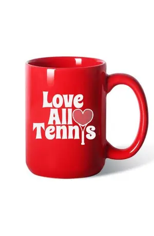 LOVE ALL Logo Mug - Red