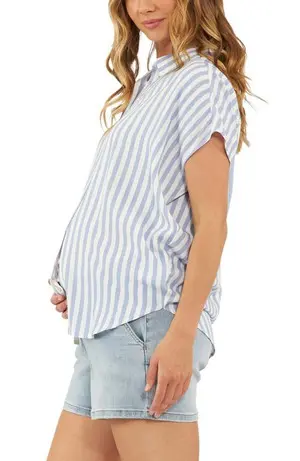 RIPE MATERNITY Quinn Relaxed Shirt