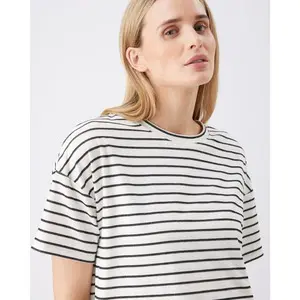 RIPE MATERNITY Jada Stripe Nursing Tee