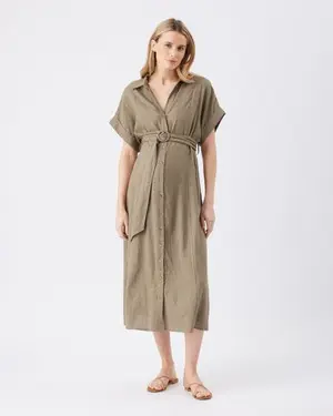 Women's Olive Linen